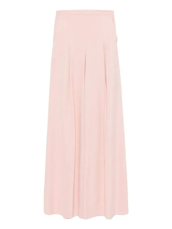 Giambattista Valli Pleated Palazzo Pants - Pink