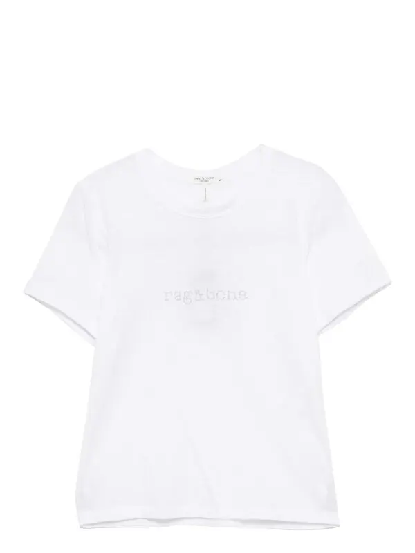 Rag & Bone Logo-stud T-shirt - White