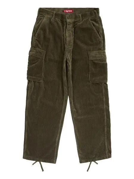 Supreme Wide Wale Corduroy Cargo Pant - Olive