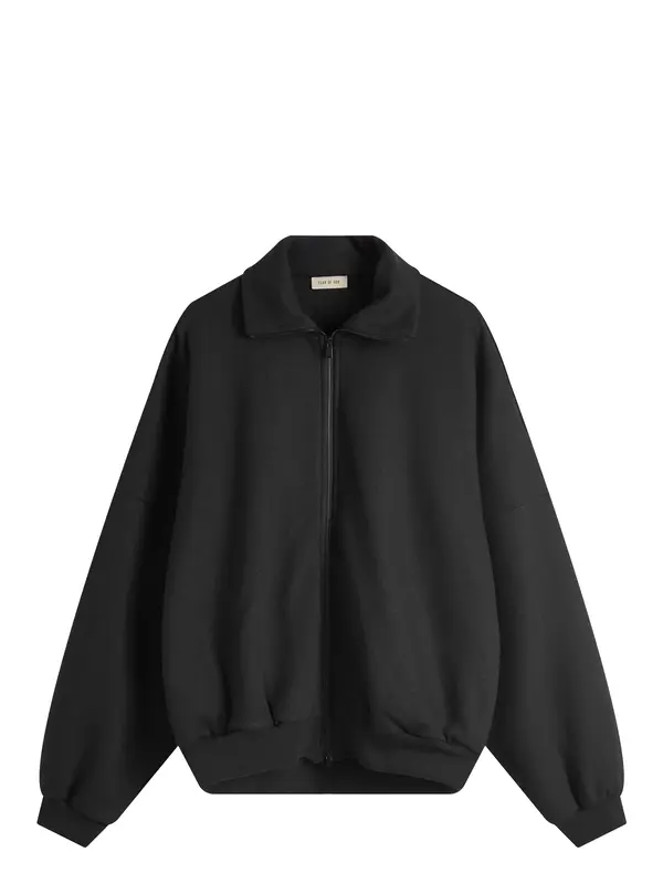 Fear Of God High Neck Jacquard Jacket - Black