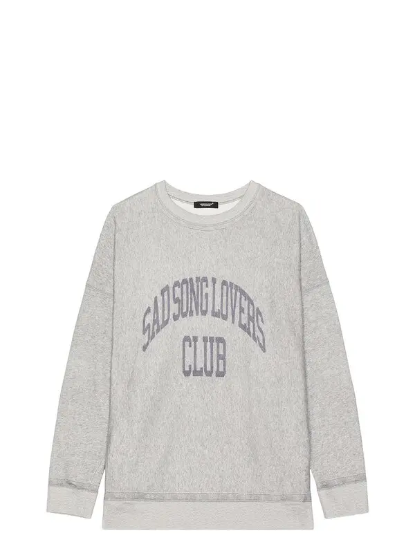 Undercover Graphic Sweater - Top Gray