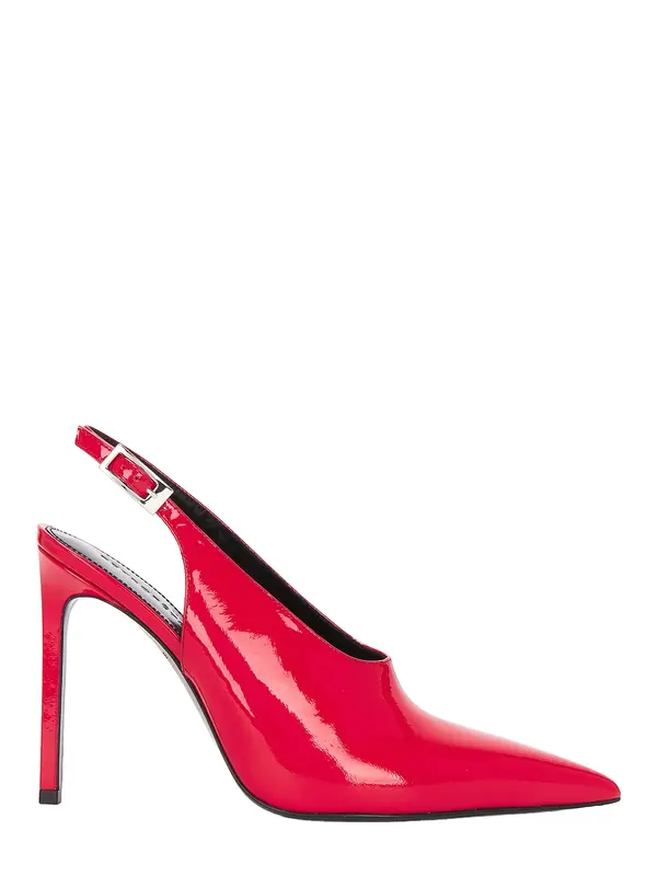 Retrofete Celia Leather Slingback - Red