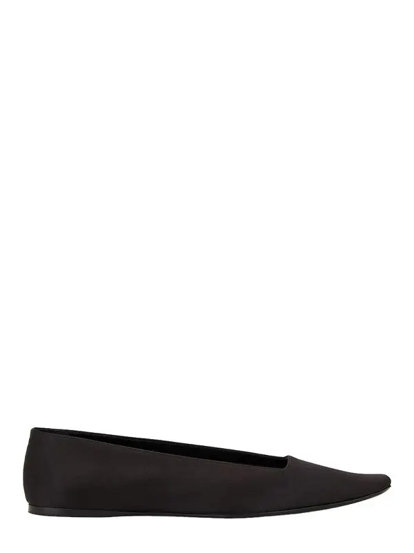 Saint Laurent Poppy Ballerina Flat - Nero