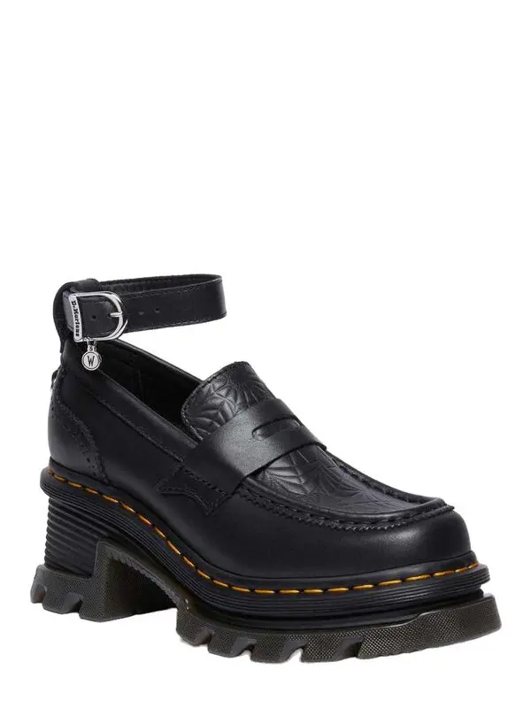Dr. Martens Corran Wednesday Heeled Loafers - Black