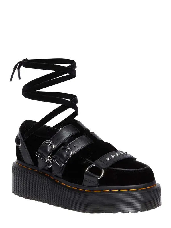 Dr. Martens Ramsey Wednesday Platform Creepers - Black