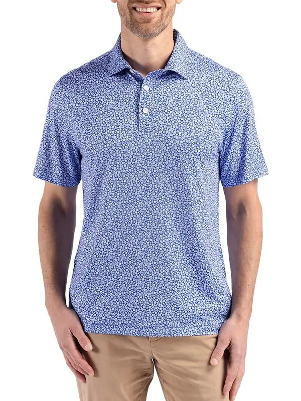 Cutter & Buck Pike Flora Print Polo - Chelan