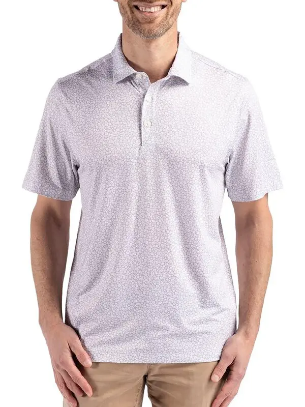 Cutter & Buck Pike Flora Print Polo - Polished