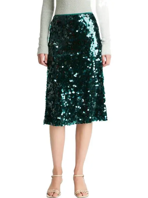 Vince Sequin Skirt - Juniper