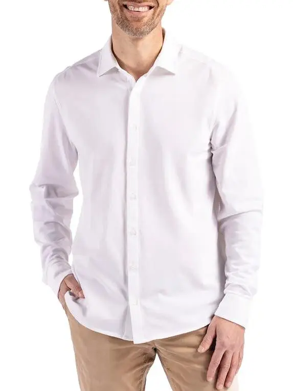 Cutter & Buck Advantage Soft Button-up Shirt - White