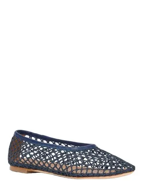 Staud Alba Ballet Flat - Navy
