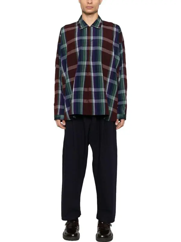 JAN JAN VAN ESSCHE Madras-check Shirt - Blue