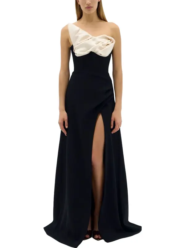 Rachel Gilbert Cassidy Strapless Gown - Black