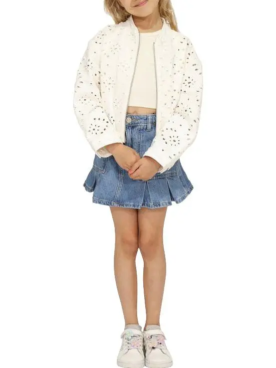 BELLE & BLOOM Cool Like Me Bomber - White