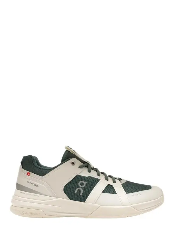 On The Roger Clubhouse Pro Tennis Sneakers - Ivory/evergreen