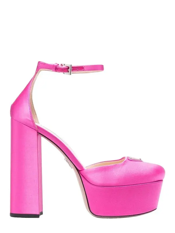 Prada 135mm Platform Pumps - Pink