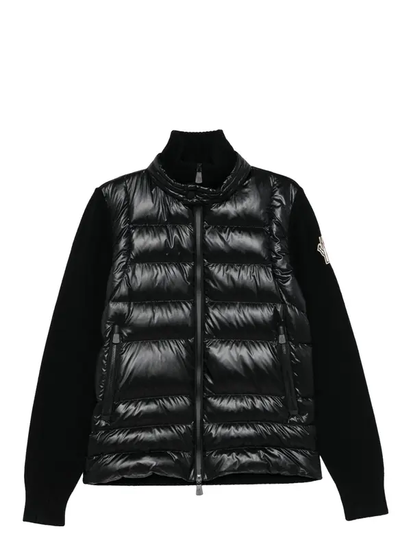 Moncler Panelled Jacket - Black
