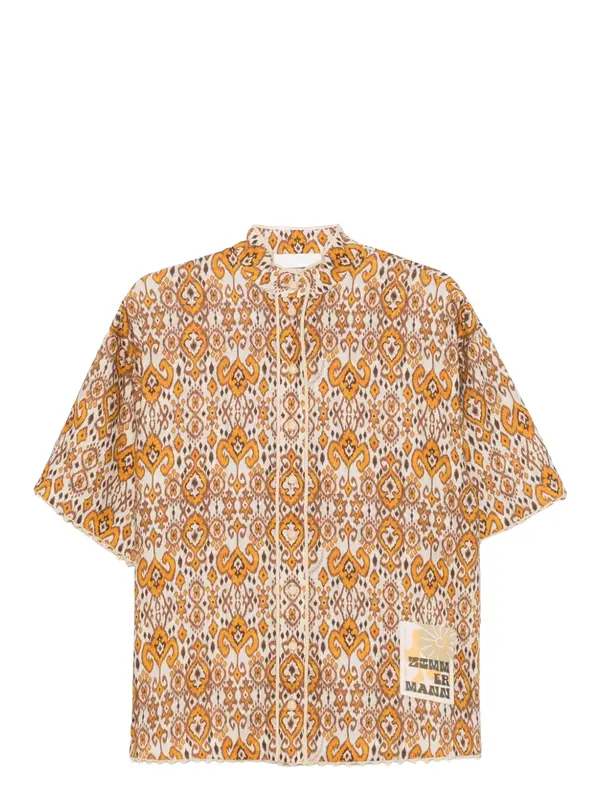 Zimmermann Wylie Shirt - Brown