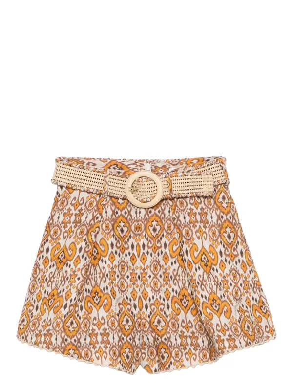 Zimmermann Wylie Thigh-length Shorts - Orange