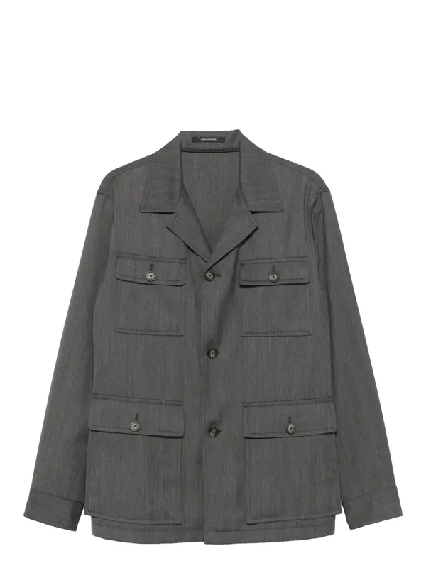 Tagliatore Tempest Shirt Jacket - Grey