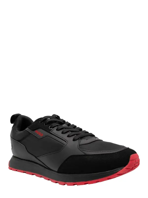 Hugo Branded Accents Sneakers - Black