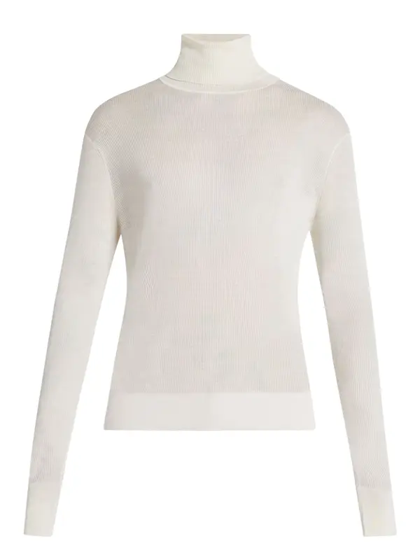 TOM FORD Fine-ribbed Jumper - White