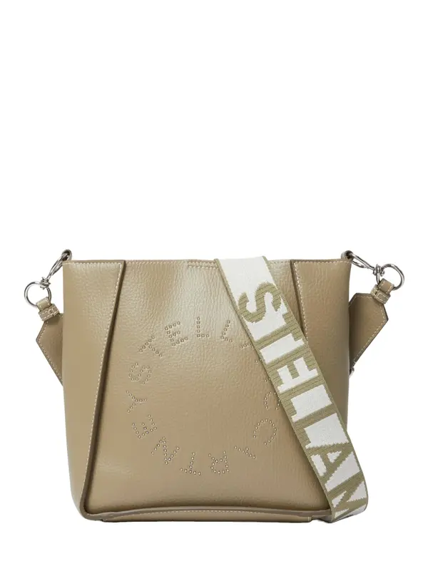 Stella McCartney Logo Mini Crossbody Bag - Neutrals