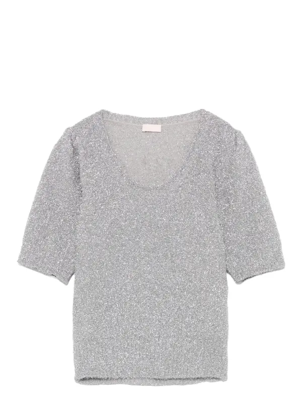 Liu Jo Lurex T-shirt - Grey