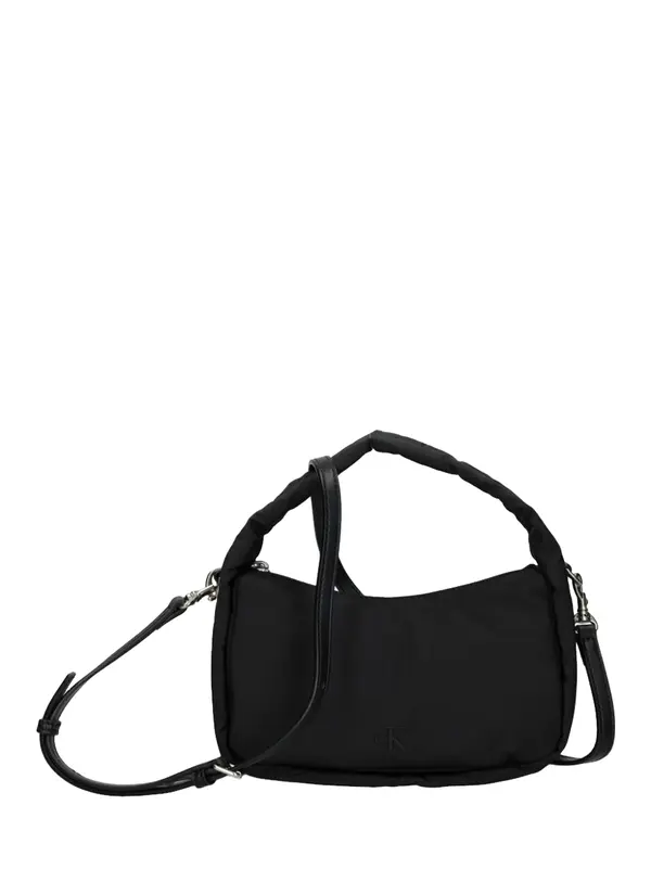 Calvin Klein Logo-appliqué Shoulder Bag - Black
