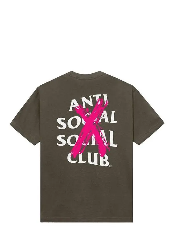 ANTI SOCIAL SOCIAL CLUB Cancelled F&f Tee Shirt - Brown