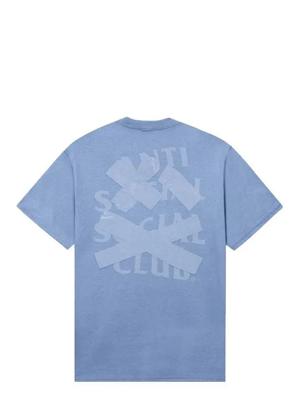 ANTI SOCIAL SOCIAL CLUB Cancelled Again Tonal Tee Shirt - Blue