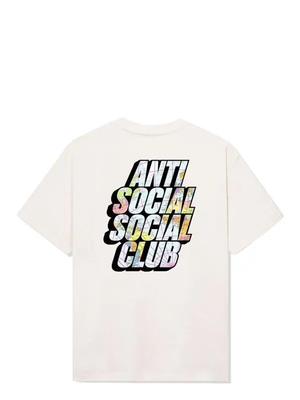 ANTI SOCIAL SOCIAL CLUB Drop A Pin Tee Shirt - Cream