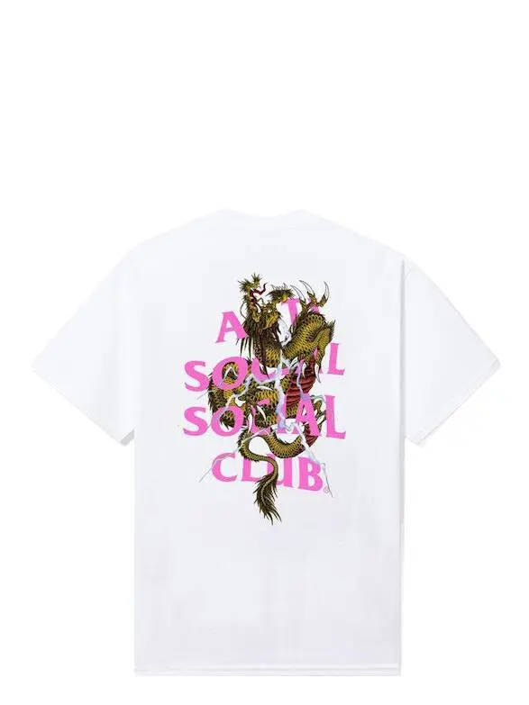 ANTI SOCIAL SOCIAL CLUB Double Dragon 2 Tee Shirt - White