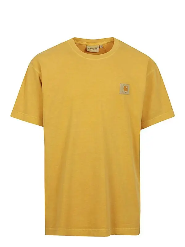 Carhartt Work In Progress S/s Vista Cotton T Shirt - Yellow