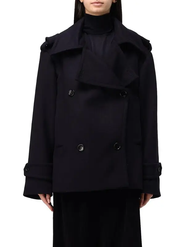 Max Mara Double Breasted Coat - Blue