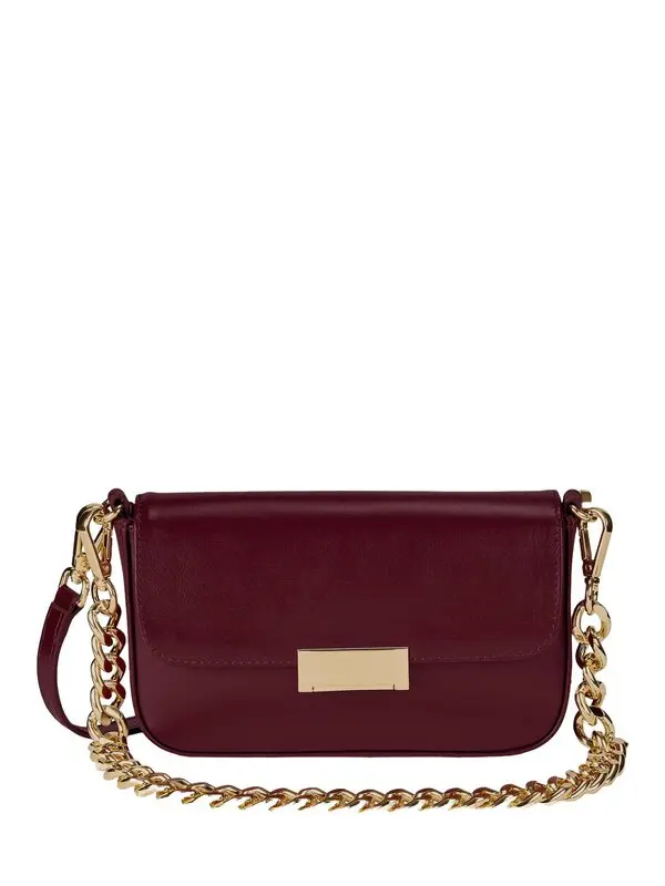 Gigi New York Edie Shoulder Bag - Bordeaux