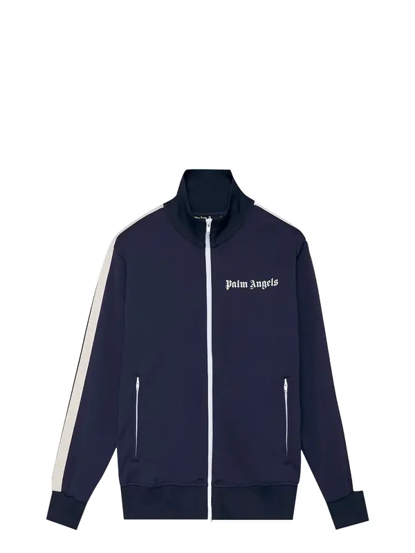 Palm Angels Classic Track Jacket 'navy/white - Blue