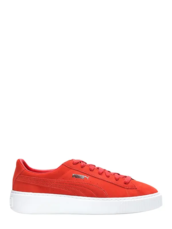 PUMA Suede Platform Sneakers - Red