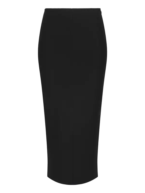 Dolce & Gabbana Jersey Milano Skirt - Black