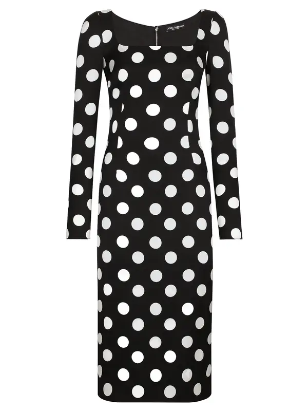 Dolce & Gabbana Polka-dot Sheath Dress - Print
