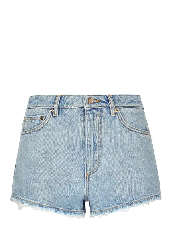 Dolce & Gabbana Cotton Denim Shorts - Multicolor