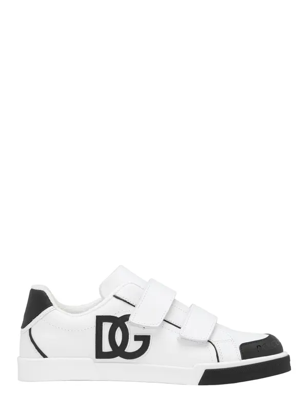 Dolce & Gabbana Calfskin Portofino Sneakers - Multicolor