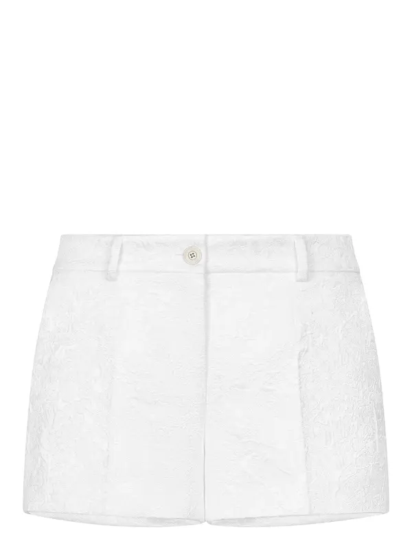 Dolce & Gabbana Brocade Short - White