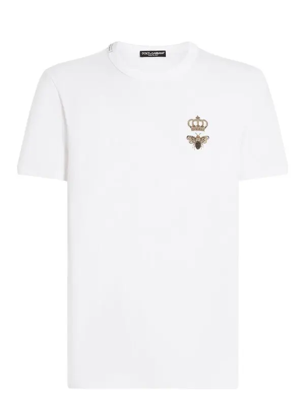Dolce & Gabbana T-shirt M/corta Giro - White