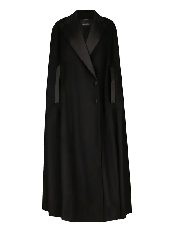 Dolce & Gabbana Single-breasted Cape - Black