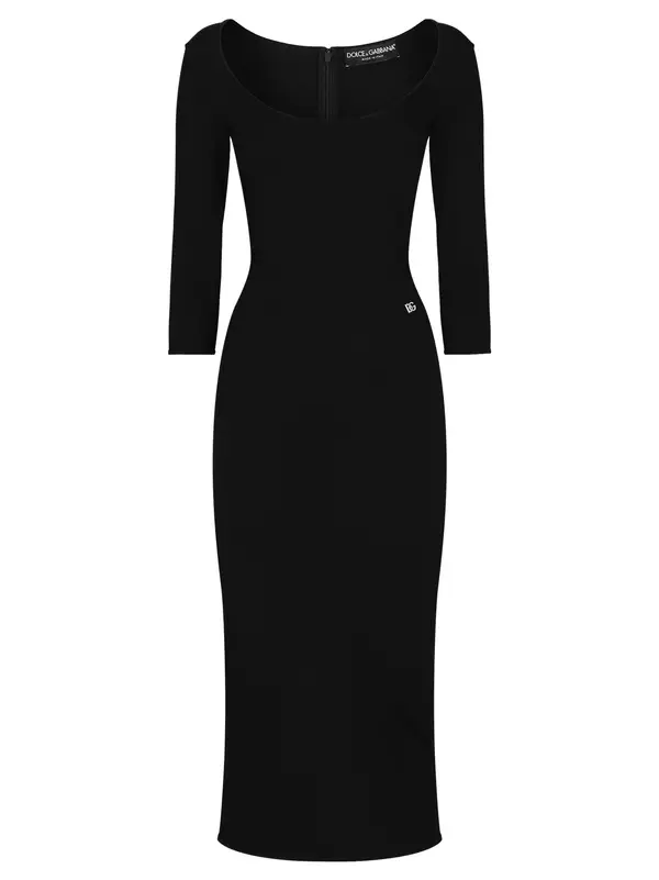 Dolce & Gabbana Viscose Knit Dress - Black