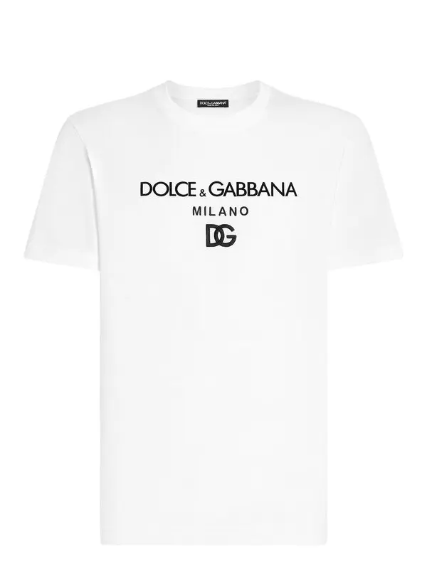 Dolce & Gabbana T-shirt M/corta Giro - White
