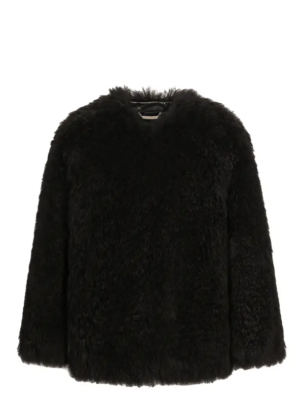 Dolce & Gabbana Goat Hair Cashmere Jacket - Black