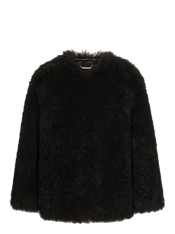 Dolce & Gabbana Goat Hair Cashmere Jacket - Black