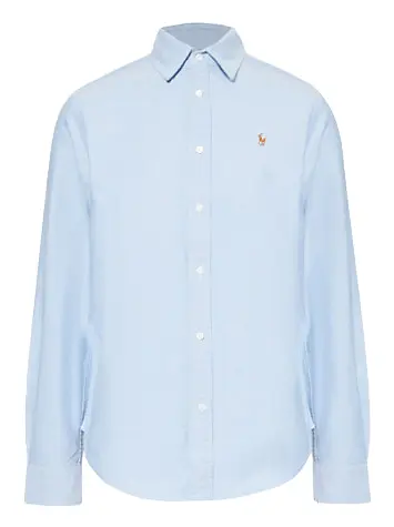 Polo Ralph Lauren Oxford Slim-fit Basket-weave Cotton Shirt - Bsr Blue