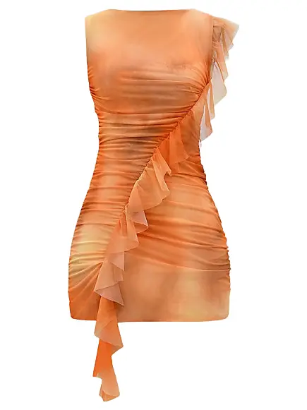 MISTRESS ROCKS Cut-out Ombre Mini Dress - Butterscotch